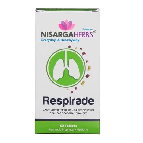 Buy NisargaHerbs Respirade Tablet 60 S Online At Best Price