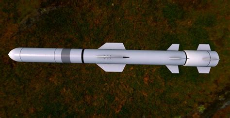 3d Model Harpoon Missile Vr Ar Low Poly Cgtrader