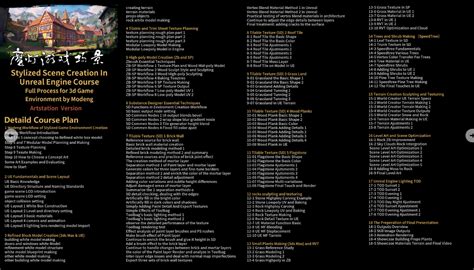 Payment Modeng Stylized Scene Creation In Unreal Engine Course Artstation 魔灯modeng Group