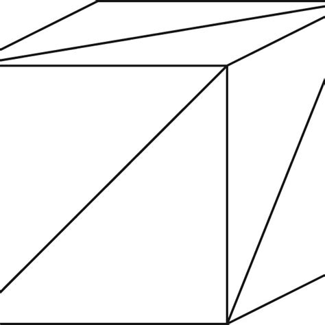 The Initial Mesh For The Tetrahedral Partition Download Scientific Diagram