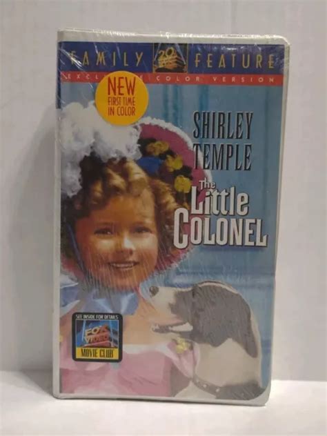 Shirley Temple The Little Colonel 1994 Vhs Tape Colorized Clamshell