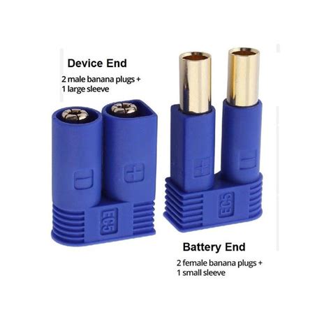 Conector Ec 5 Hembra Para BaterÍa Rc Banana Litio Lipo Ec5 15