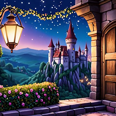 Repunzels Lantern Background