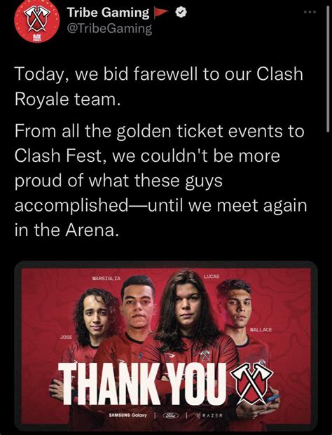 Tribe Has Now Left Clash Royale Esports After Previously Leaving Clash
