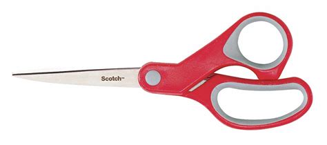 Scotch Scissors 8 Red Gray 43wa18 1428 Grainger