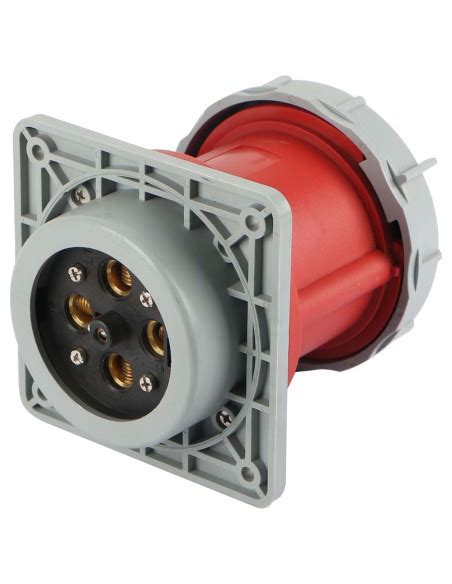 Industrial Socket 4 Pin × 125 Amp