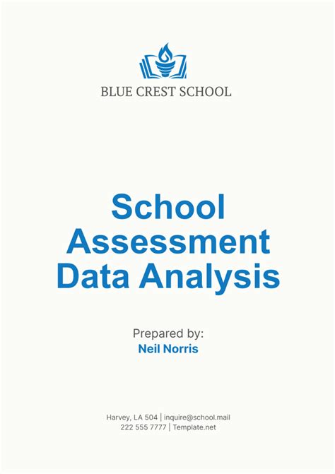 Free School Assessment Data Analysis Template To Edit Online