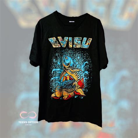 เสื้อ Evisu สกรีนทองมังกรv 1 พรีเมี่ยม พร้อมส่ง ชาย หญิง Teensoption