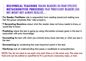 A How To Implement Reciprocal Teaching In The Classroom Presentation