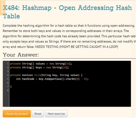 Solved Hash Function In String Operations Char