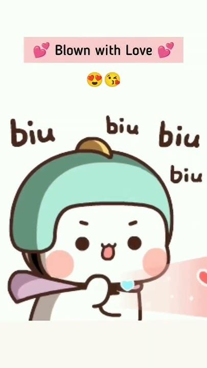 Blown With Love 💕😘 Bubu Cute Bubududulover Cartoon Animation