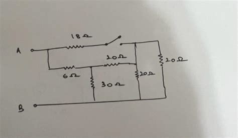 Solved Find Rab For The Following Circuit