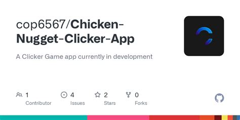 Github Cop6567chicken Nugget Clicker App A Clicker Game App