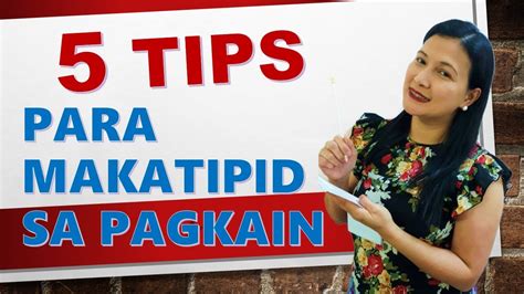 5 Tips Para Makatipid Sa Pagkain Youtube