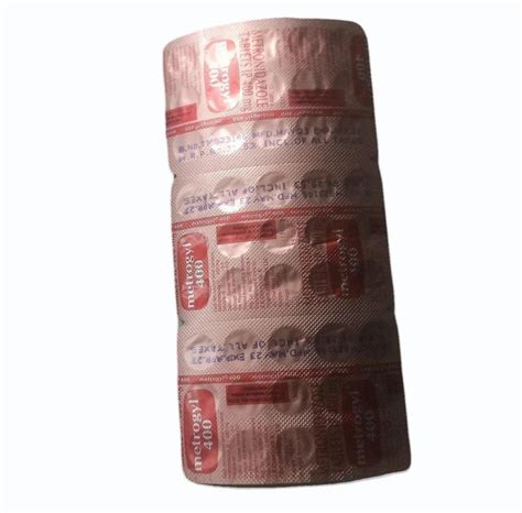 Metrogyl 400 Mg Tablets At 22 Stripe Metrogyl Tablets In Vadodara