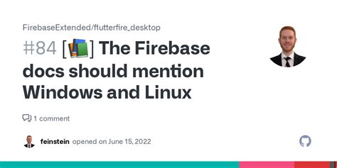 📚 The Firebase Docs Should Mention Windows And Linux · Issue 84