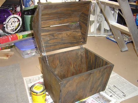 I Started By Simply Drawing The Shape For The Sides Of The Chest On Some Cardboard And Cutting A