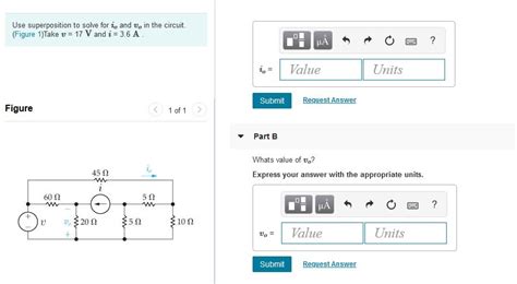 Solved Use Superposition To Solve For Io And V In The Chegg