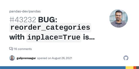 BUG Reorder Categories With Inplace True Is Not Changing The