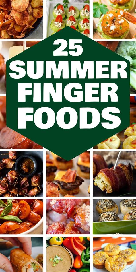 Tasty Summer Finger Foods Recipes