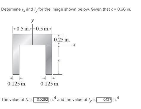 Solved Determine Ix And Iy For The Image Shown Below Given Chegg
