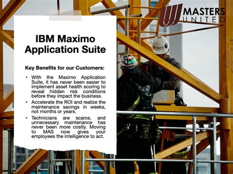 Masters United On Linkedin Ibm Ibmmaximo Maximo Mas Eam Cmms Maintenance Assetmanagement…