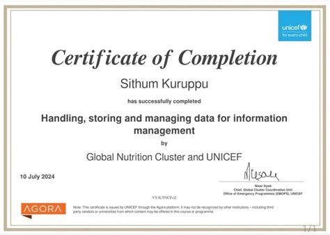 Sithum Kuruppu On Linkedin Im Unicef Completed Following Areas