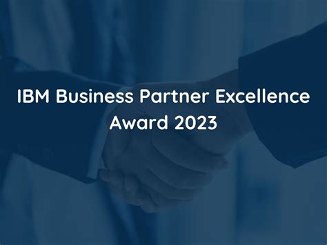 Ibm Business Partner Excellence Award 2023 Smartis