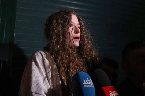 Released Ahed Tamimi Says Women In Israels Jails Are Beaten Left With No Water Or Clothes