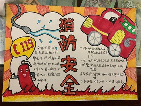消防安全手抄报里面的内容怎么写简单又好看（高清13张）手抄报图片大全