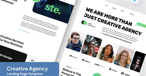 Stellar Agency Creative Agency Landing Page Ux And Ui Kits Ft Ui And Prototype Envato