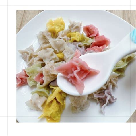 童心好食館 彩色星星紅蘿蔔金針菇木耳雞肉餛飩無糖無鹽無調味10m40顆｜媽咪愛