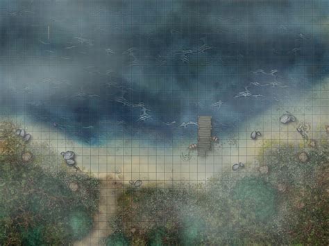 Lake Zarovich Battlemap R Curseofstrahd