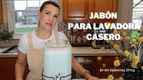 Cómo hacer tu propio jabón líquido para lavadora en casa una guía completa