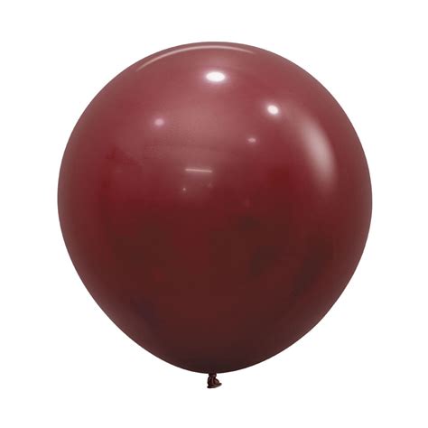 Sempertex 60cm Fashion Merlot Latex Balloons 018 3pk