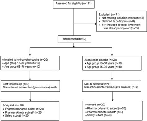 Trial Flowchart Consort Diagram Drug Concentrations Were Only