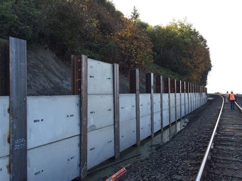 Using Bin Blocks And Concrete Walls For Erosion Control 48 Barriers