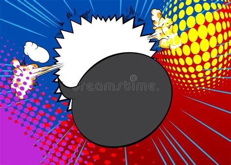 Cartoon Backgrounds Comic Book Backdrop Retro Vector Comics Pop Art