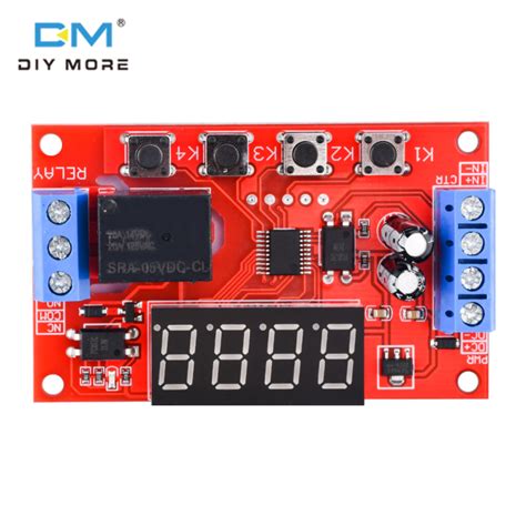 Diymore Time Delay Relay DC V V V Timer Module Trigger Cycle Delay Timing Circuit Switch