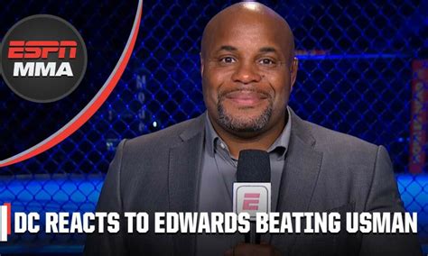 Daniel Cormier Reacts To Leon Edwards Knockout Of Kamaru Usman At Ufc 278 Sportscenter