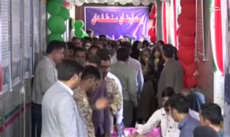 مشرق فیلم ازدحام جمعیت در شعب اخذ رای در سیستان و بلوچستان صاحب‌خبر