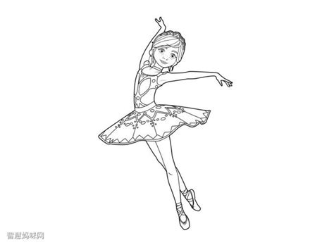 芭蕾舞唯美手绘简笔画 简笔画图片大全 普车都