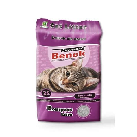 SUPER BENEK Żwirek Compact Lawenda dla kota L Allegro pl