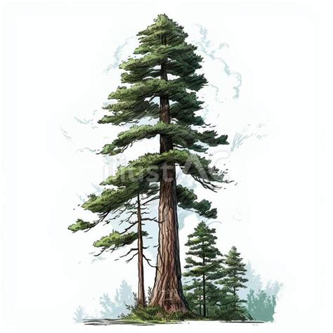 針葉樹イラスト No 23929590／無料イラストフリー素材なら「イラストac」