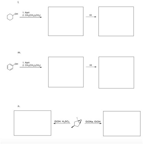 solved 1 fill in the missing reagents reactants or