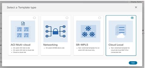Managing Google Cloud Sites Using Nexus Dashboard Orchestrator Configuring Google Cloud Site