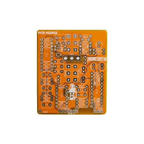 Homebrew Overdrive By PCB Guitar Mania Stomp Box Schematics