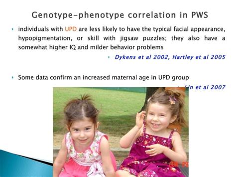 Genotype Phenotype Correlation In Prader Willi Syndrome