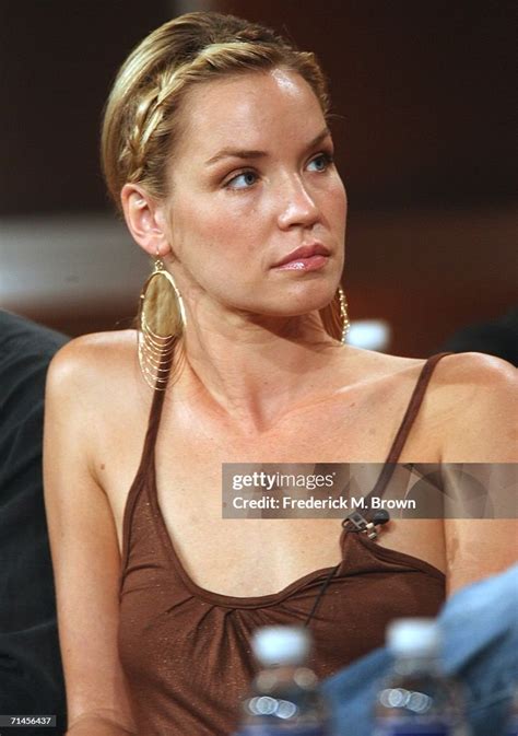 Actress Ashley Scott Of The Television Show Jericho Attends The
