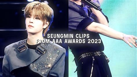 Seungmin Editing Clips Artist Asian Awards 2023 YouTube